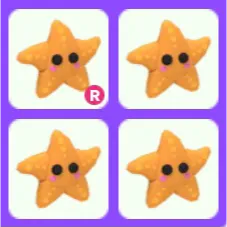 Pet | Starfish R Bundle x4 - Adopt Me Game Item - Gameflip