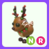 Pet | Gingerbread Reindeer NR - Game Items - Gameflip