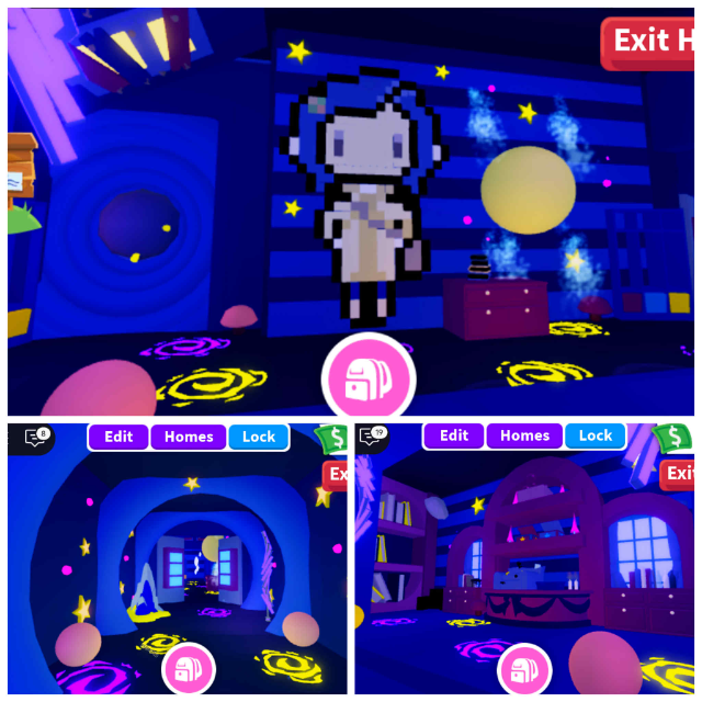 Coraline Space House - Adopt Me Game Item - Gameflip