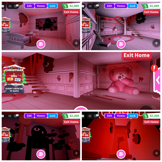 Creepy Bear Horror House - Adopt Me Game Item - Gameflip