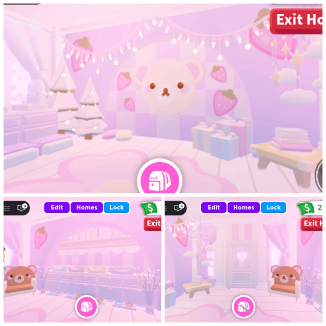 Sweet Bear Purple Tiny Grinding House - Roblox Game Item - Gameflip