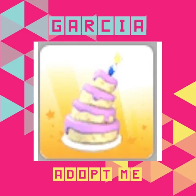 2022 Birthday Cake - Adopt Me Game Items - Gameflip
