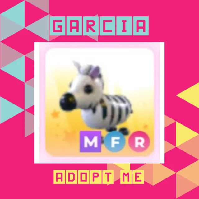 MFR Zebra - Adopt Me Game Items - Gameflip