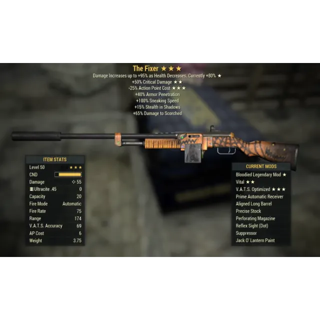 B5025 Fixer - Fallout 76 Game Items - Gameflip