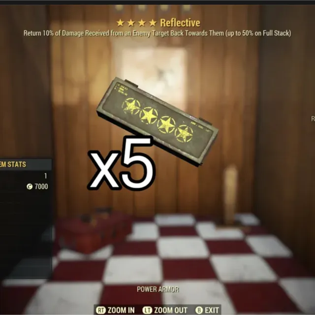 5x Reflective Mod - Fallout 76 Game Items - Gameflip