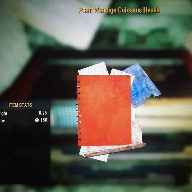 Plan | Wendigo Colossus Heads - Game Items - Gameflip