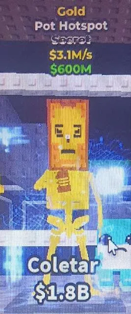 Gold Pot Hotspot - Steal a Brainrot Game Item - Gameflip