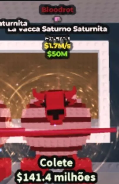 1,7M/s Bloodrot La Vacca Saturno Saturnita Nyan - Steal a Brainrot Game ...