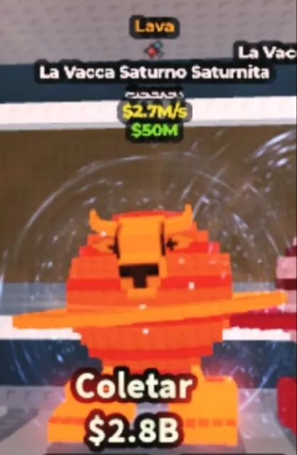 2,7M/s Lava La Vacca Saturno Saturnita - Steal a Brainrot Game Item ...