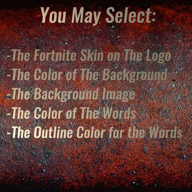 FULLY CUSTOMIZABLE FORTNITE PROFILE PIC/GAMERPIC - Other - Gameflip