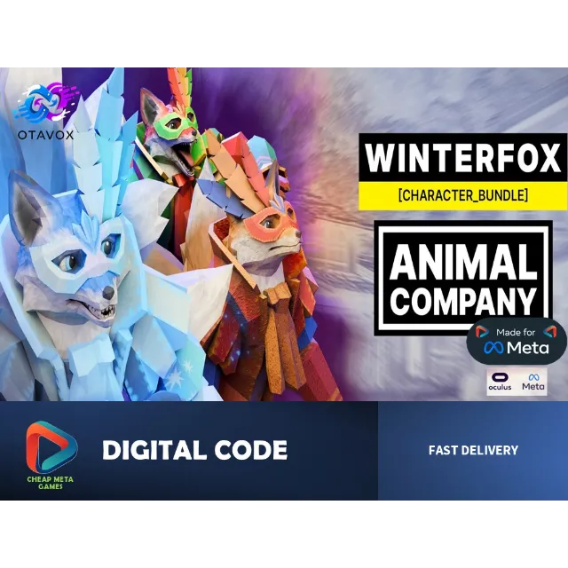 ️ Animal Company - Winterfox Bundle DLC - OFFICIAL Meta Quest Code + 10K Coins! 🦊 - Other Game ...