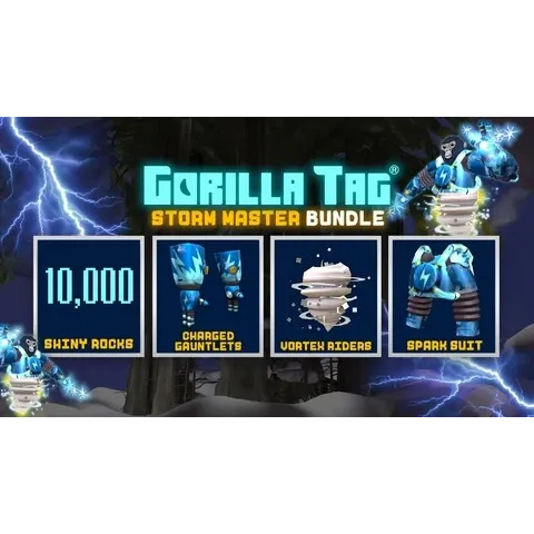 ⛈️ Gorilla Tag - Storm Master Pack DLC - OFFICIAL Meta Quest Code + 10K ...