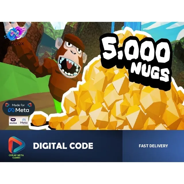 💰 UG VR - 5,000 Nugs (Gold Currency) - OFFICIAL Meta Quest Code ...