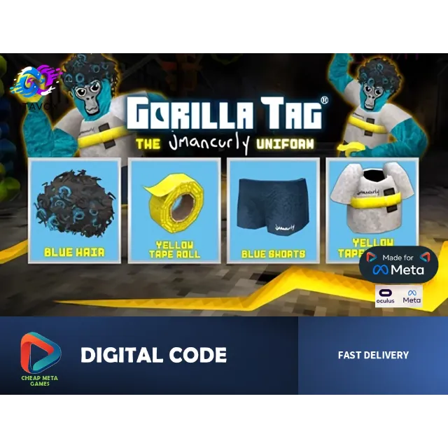 🗣️ Gorilla Tag - The Jmancurly Uniform DLC - OFFICIAL Meta Quest Code 🐵 ...