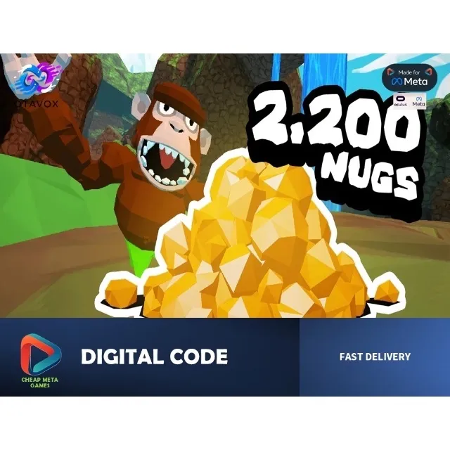UG VR - 2,200 Nugs (Gold Currency) - OFFICIAL Meta Quest Code - Instant ...