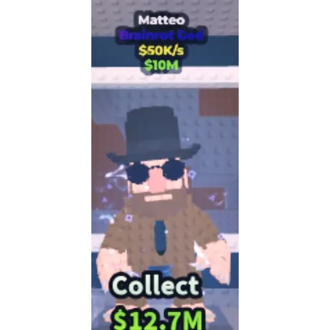 Matteo - Steal a Brainrot Game Item - Gameflip