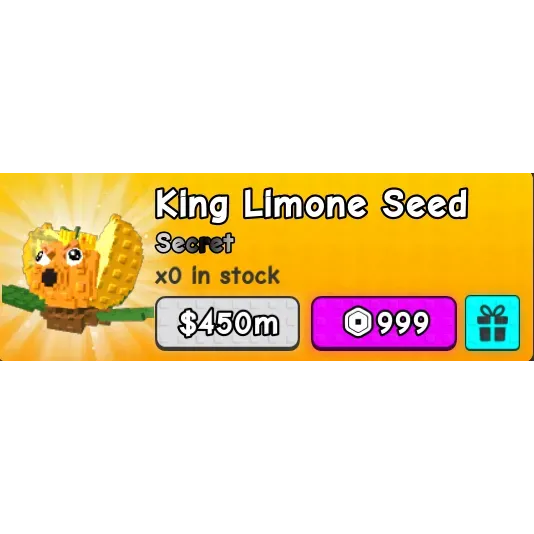 King limone x10 - Plants vs Brainrots Game Item - Gameflip