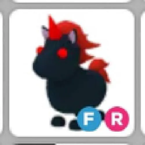 Pet | FR Evil Unicorn - Adopt Me Game Items - Gameflip