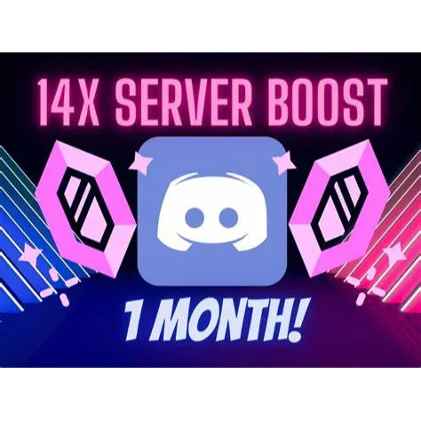 14X 1 Month Discord Server Boost - Other - Gameflip
