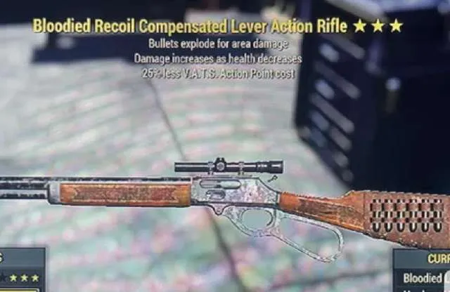 Weapon | BE25 Lever Action Rifle - Fallout 76 Game Items - Gameflip