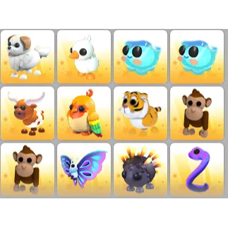 BUNDLE PET X12 - Adopt Me Game Item - Gameflip