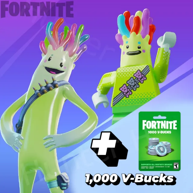 Fortnite - Color Splash Jellie Outfit | 1000 Vbucks Gift Card [INSTANT ...