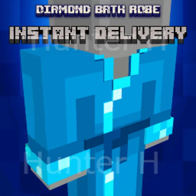 Minecraft Diamond Bath Robe - [Bedrock - Exclusive] XBOX SERIES X|S ...