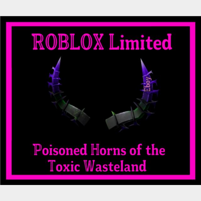 Limited | Poisoned Horns of the To - Game Items - Gameflip