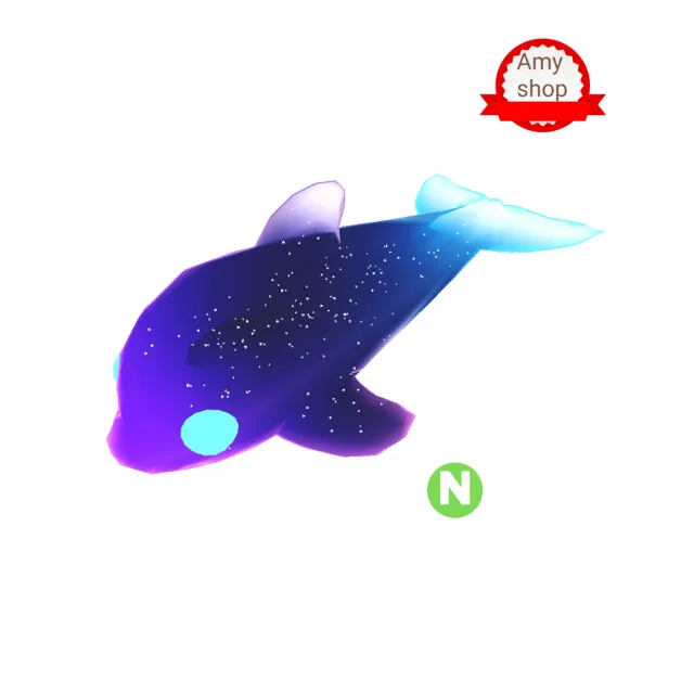 Neon glormy dolphin - Adopt Me Game Item - Gameflip
