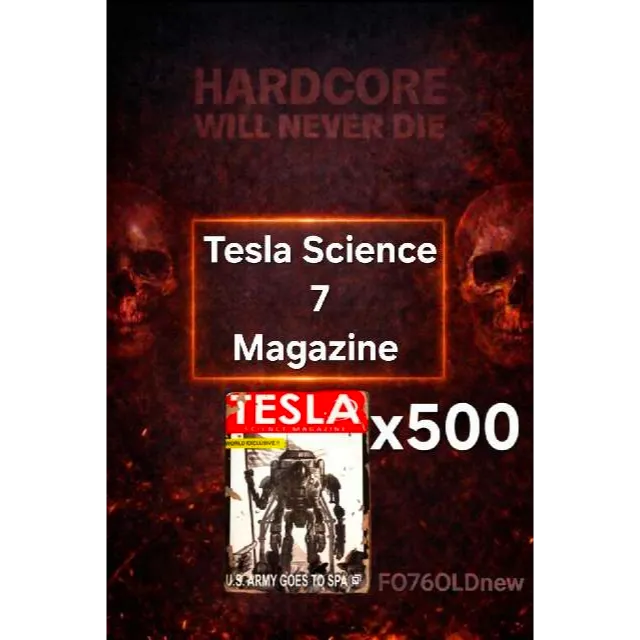 500x Tesla Science 7 - Fallout 76 Game Item - Gameflip