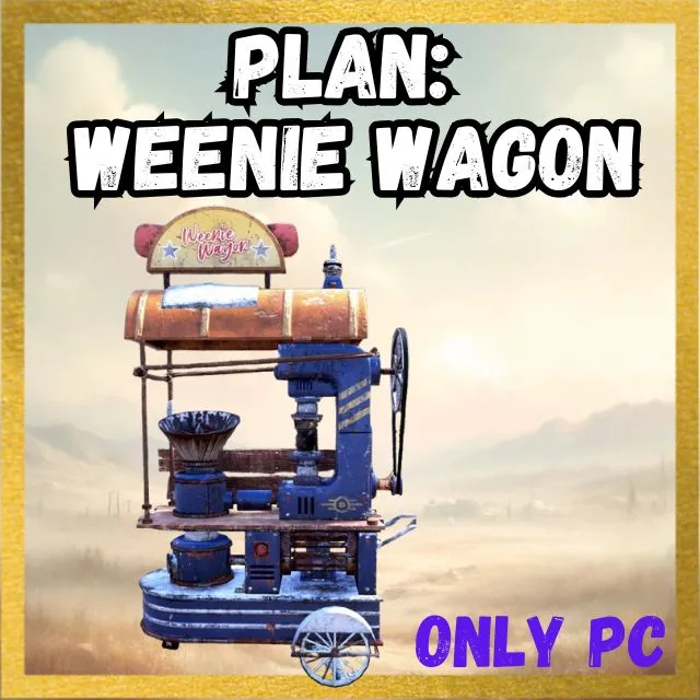 Plan: Weenie Wagon - Fallout 76 Game Item - Gameflip
