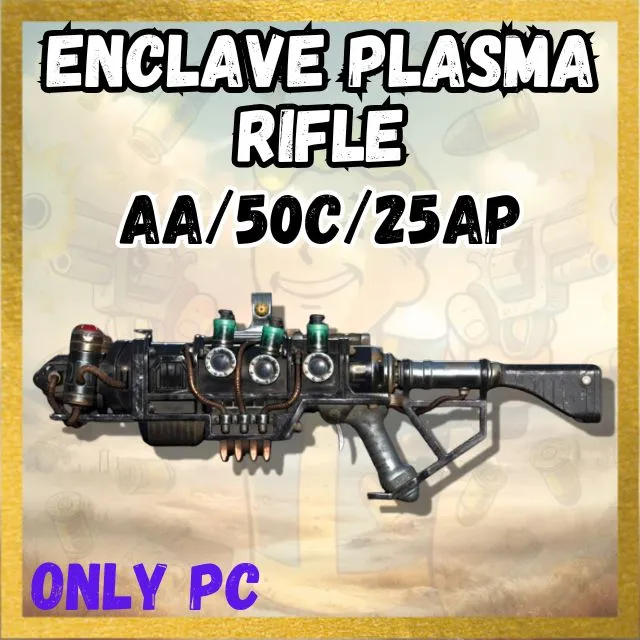Enclave Plasma Rifle AA/50C/25 - Fallout 76 Game Item - Gameflip