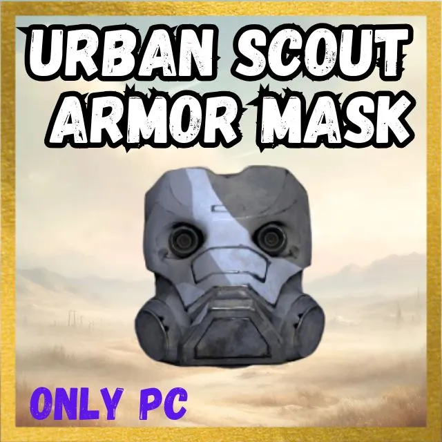 Urban Scout Armor Mask Apparel - Fallout 76 Game Item - Gameflip