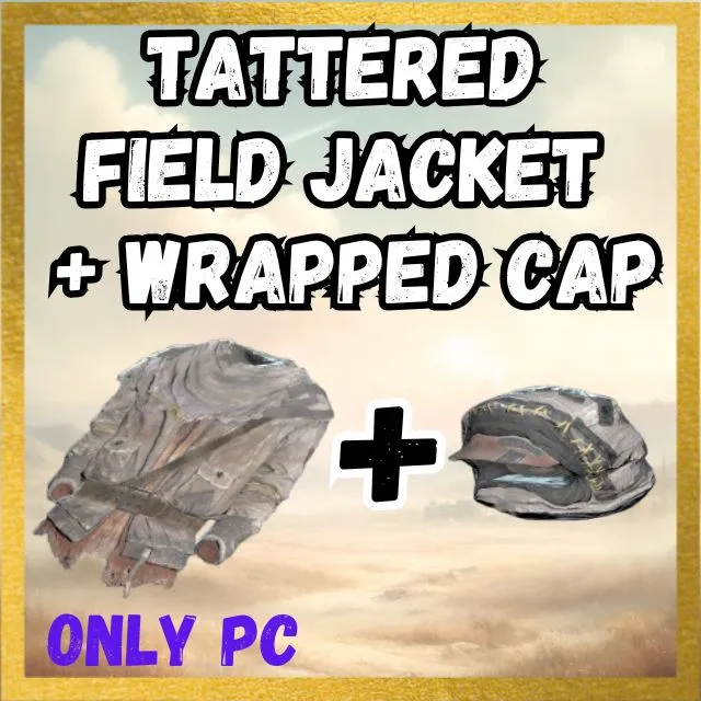 Tattered Field Jacket + Wrapped Cap Apparel - Fallout 76 Game Item ...