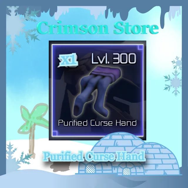Purified Curse Hand | Jujutsu Infinite - Jujutsu Infinite Game Item ...