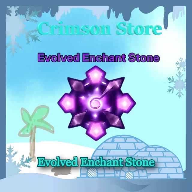 x100 Evolved Enchant Stone - Fish It Game Item - Gameflip