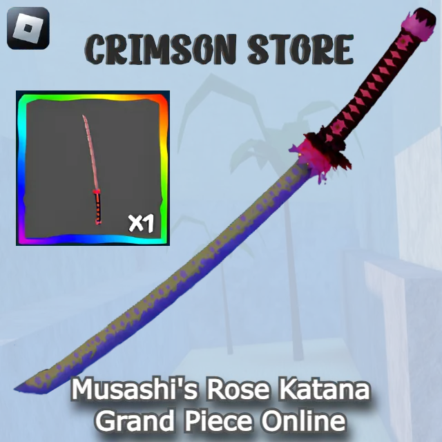 Musashi's Rose Katana - GPO - Grand Piece Online Game Item - Gameflip