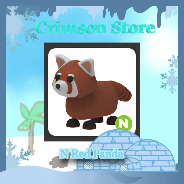 N Red Panda - Adopt Me #1 - Adopt Me Game Item - Gameflip
