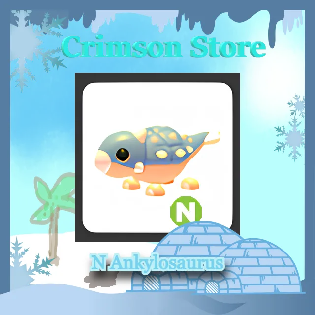 N Ankylosaurus - Adopt Me Game Item - Gameflip