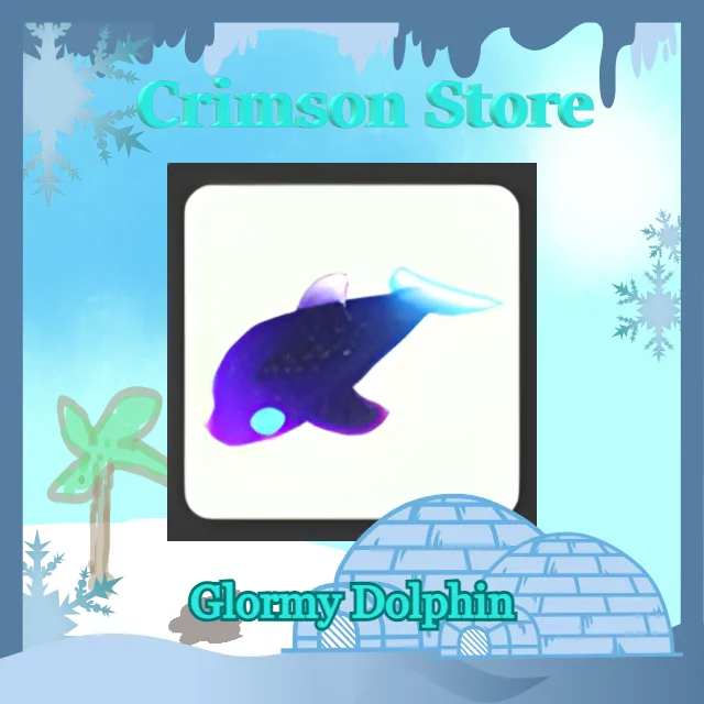 Glormy Dolphin - Adopt Me Game Item - Gameflip