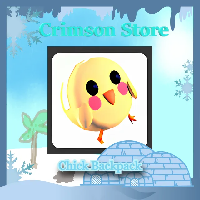 Chick Backpack - Adopt Me Game Item - Gameflip