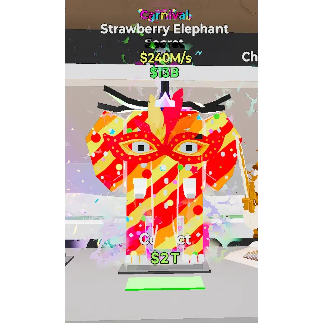 Carnival Strawberry Elephant Fortnite Steal the Brainrot - Steal a ...
