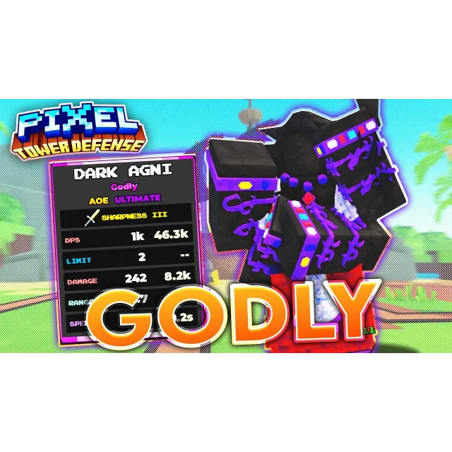 Dark Agni - Pixel Tower Defense - Other Game Items - Gameflip