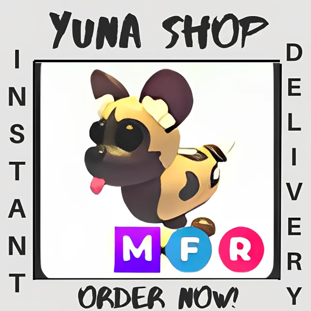 MFR African Wild Dog - Adopt Me Game Items - Gameflip