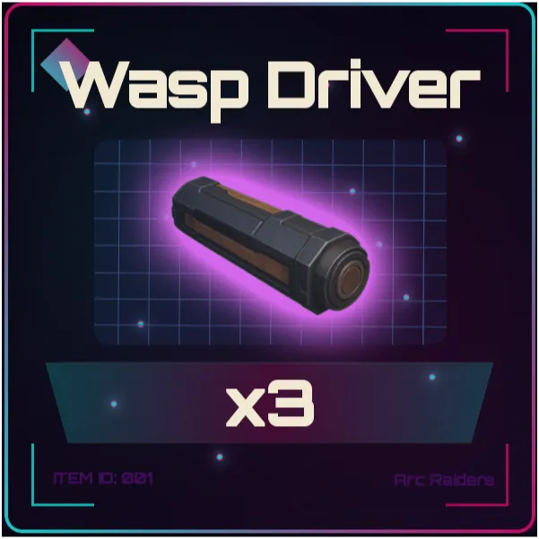 Wasp Driver x3 - Arc Raiders - Other Game Item - Gameflip