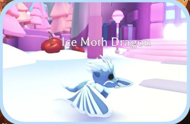 Adopt me pet | 1x Ice moth dragon - Game Items - Gameflip