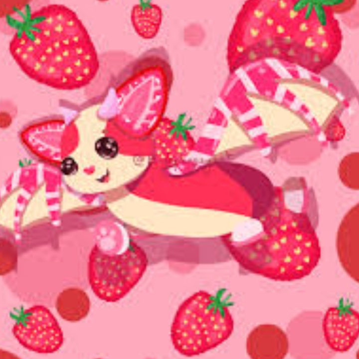 Adopt me | Strawberry bat dragon - Game Items - Gameflip
