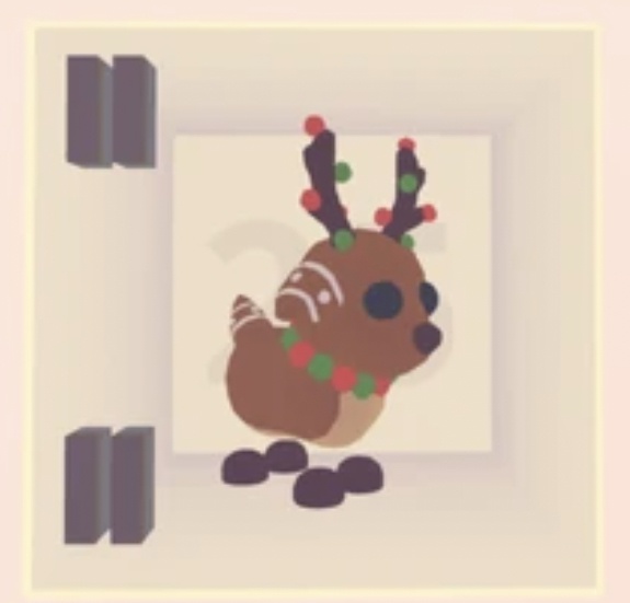 Limited adopt me Pet | gingerbread reindeer - Game Items - Gameflip