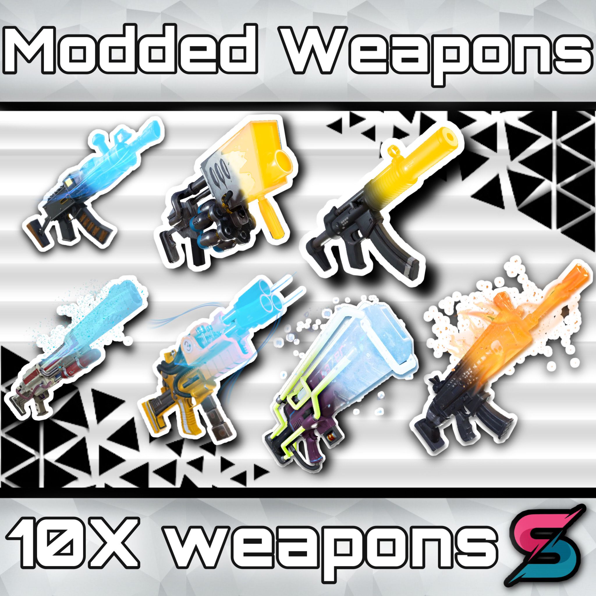 10X Modded Weapons - Game Items - Gameflip