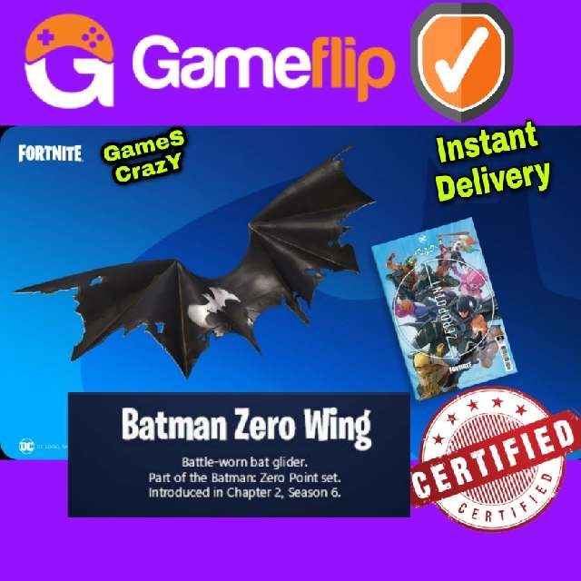 Code | Batman Zero Wing Glider - Game Items - Gameflip